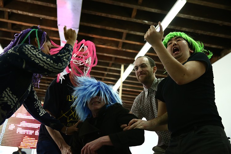 Ei Arakawa with Dan Poston, at Reena Spaulings Fine Art, New York ...