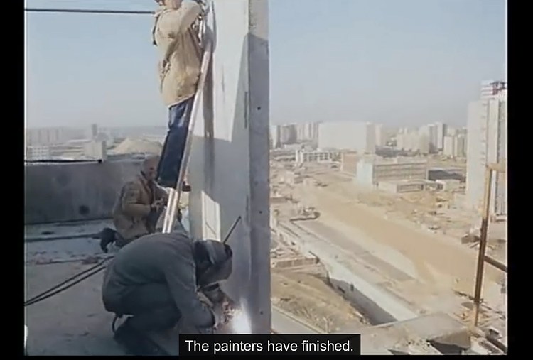 The painters have finished at SVIT, Prague | Contemporary Art Library